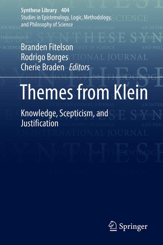Synthese Library- Themes from Klein | 9783030045210 | Boeken | bol