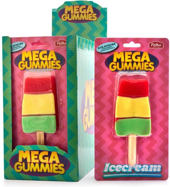 Mega Gummies Ice Cream 120g | bol