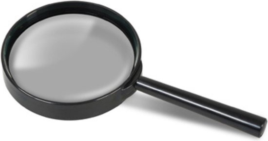 Eagle Vergrootglas Loep - 90mm met 5x vergroting - Zwart - Insectenloep ...