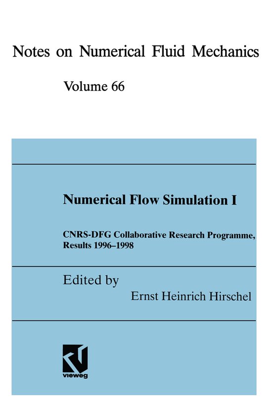 Numerical Flow Simulation I | 9783540415404 | Boeken | bol
