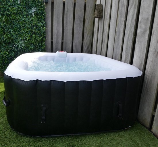 Pure4Fun Jacuzzi Opblaasbaar - Geschikt voor 4 personen - 145x65 cm ...