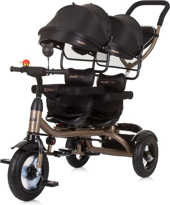 Chipolino 2Play Tandem Driewieler - Obsidian/Gold - vanaf 18 maanden ...