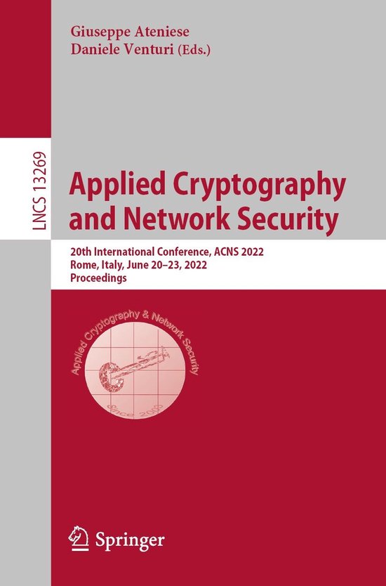 Lecture Notes in Computer Science 13269 - Applied Cryptography and ...