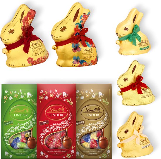 Lindt Pasen Chocolade Cadeau Pakket 1 24kg Paaschocolade Paashaas