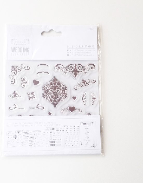 Clearstamp - docraft- wedding ever after | bol