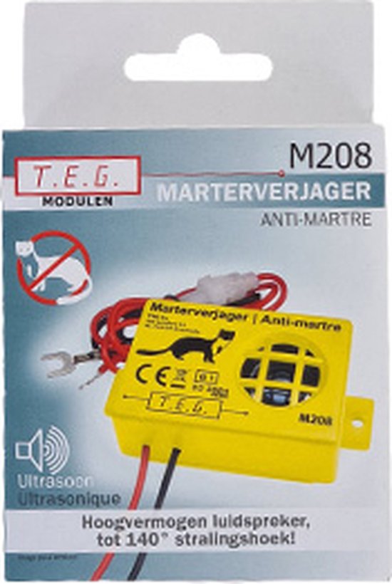 Marter bestrijder 12V / Marterverjager | Kemo Ultrasonor marter ...