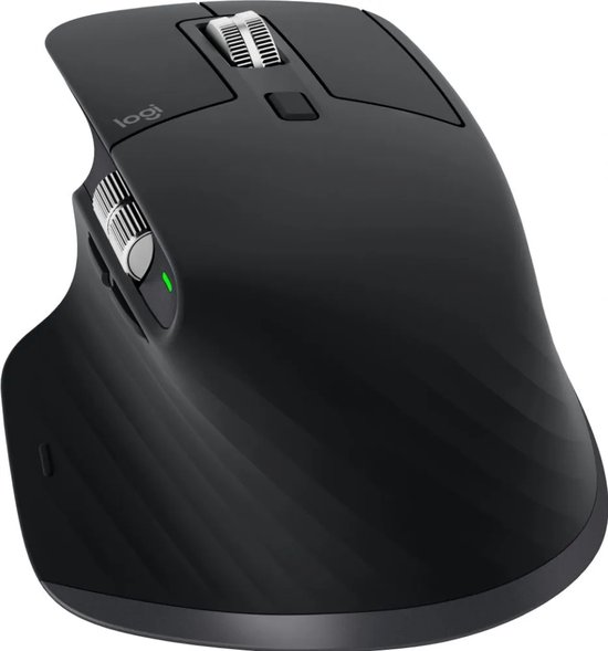 Logitech MX Master 3S - Muis - rechtshandig - RF-draadloos + Bluetooth ...