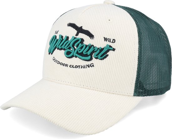 Hatstore- Stay Wild Script Cord Ivory/Dark Forest A-frame - Wild Spirit ...