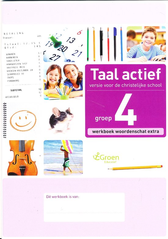 Taal Actief christelijke versie werkboek woordenschat extra 4 (per stuk) | bol