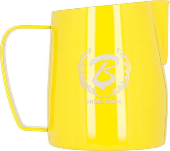 Barista Space - 450 ml Teflon Yellow Milk Jug (pitcher / opschuim ...