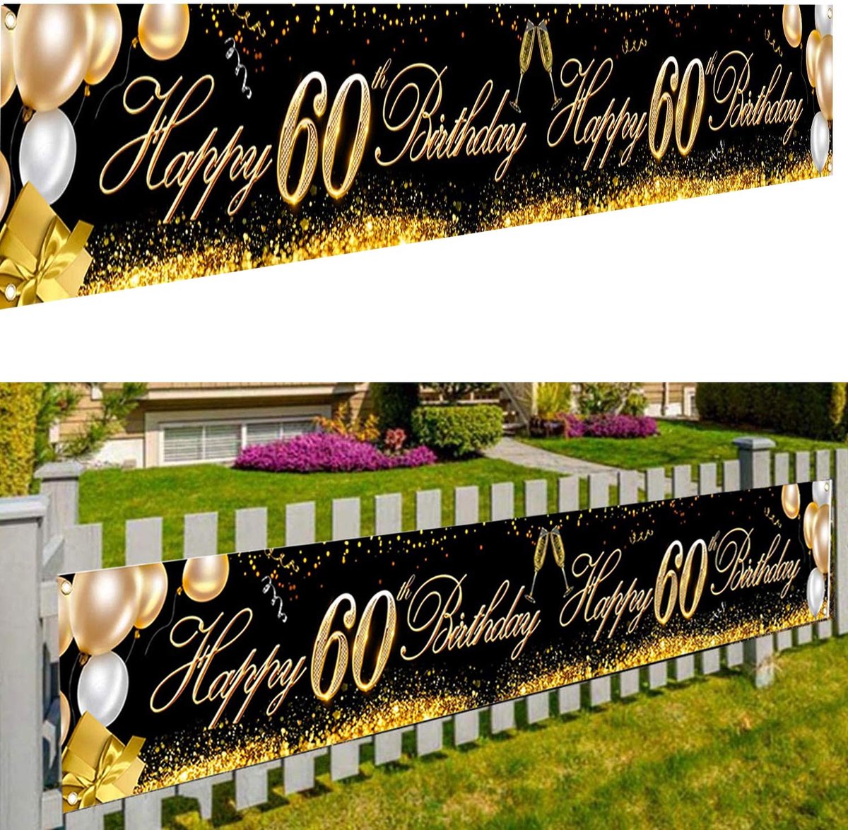 YSR - Verjaardagsdecoratie Voor 60E Verjaardag, Decoratie Welkom ...