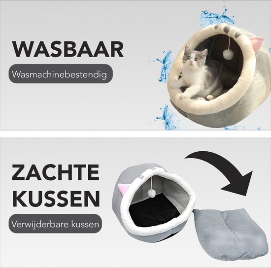 Achaté Kattenmand Kattenhuis Kattenbed - Poezenmand - Kattenbedje ...
