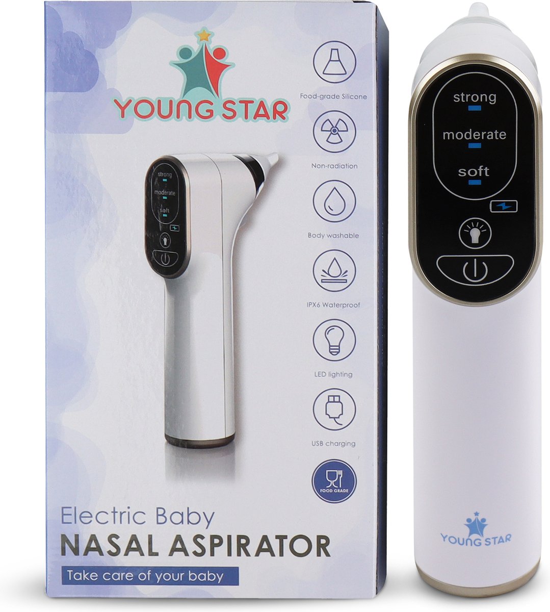 Young Star Neusdouche - Neusreiniger Baby - Snoetenpoetsers - Neuspeer ...