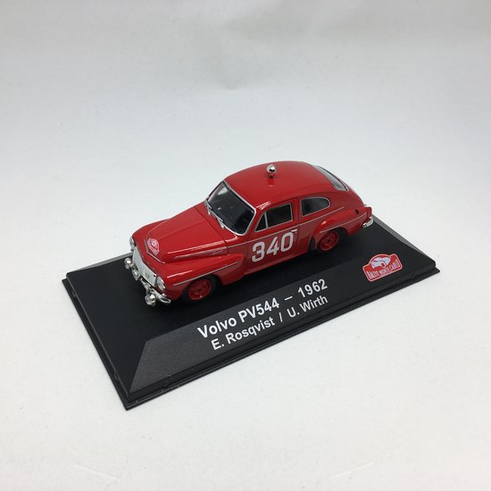 VOLVO PV544 - Rally #340 - Rood - 1:43 - ATLAS - Modelauto ...