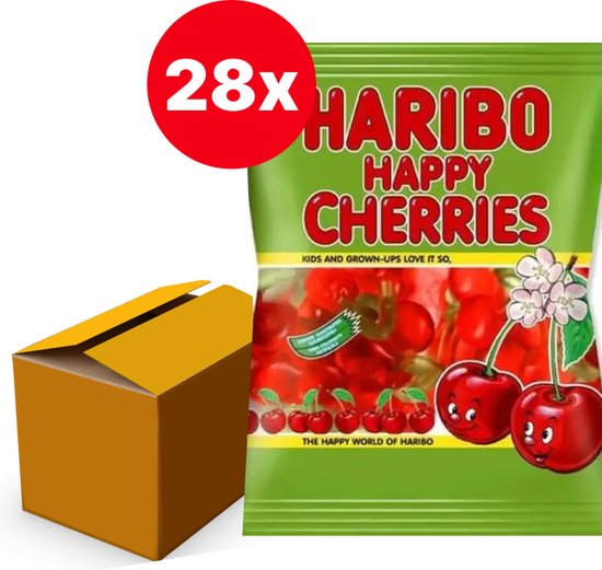 Haribo Kersen - 28 x 75gr | bol