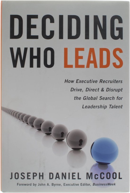 Deciding Who Leads | 9780891062462 | Joseph Daniel Mccool | Boeken | bol