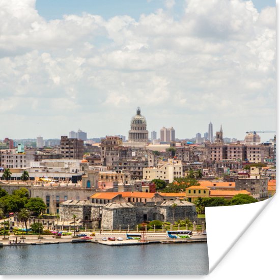 Poster Hoofdstad van Cuba - 50x50 cm | bol