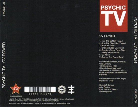 Ov Power, Psychic Tv | Muziek | bol.com