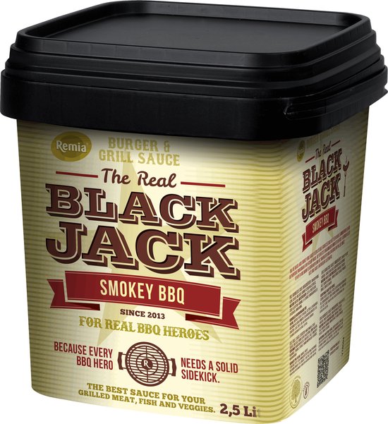 Remia - Burger & Grill Black Jack Smokey BBQ - 2,5ltr | bol