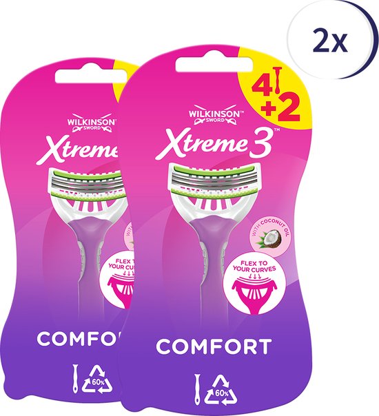 Wilkinson Sword Xtreme 3 Beauty - 12 stuks - Scheermesjes ...
