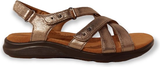 Clarks Sandaal Kitly Go Metallic Brons | bol.com