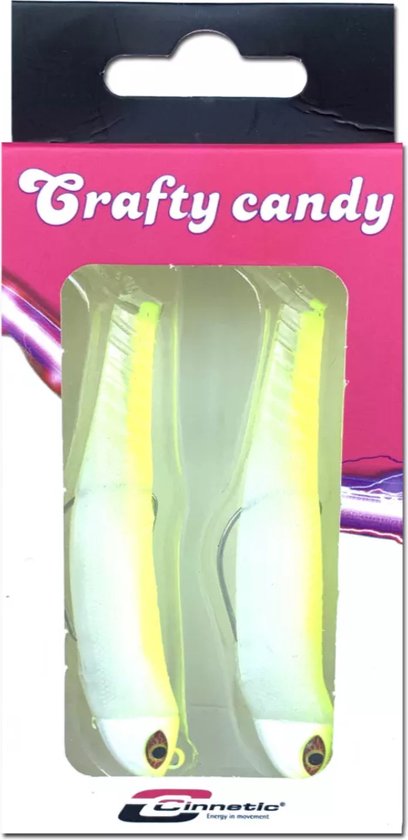 CINNETIC CRAFTY CANDY 85L (2 PCS) White chartreuse | bol