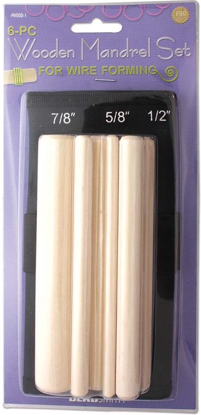 Beadsmith - Wooden Mandrel Set for Wire Forming | bol.com