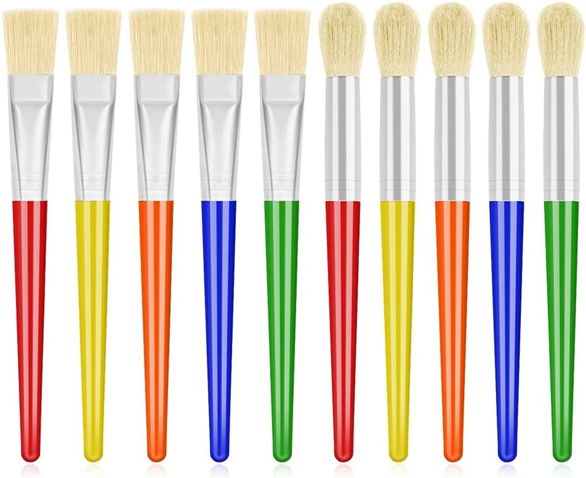 Set van Penselen - Kwasten - Verven – Schilderen - Painting Brush Set ...