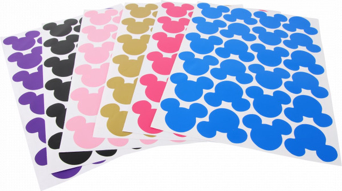 Mickey Mouse stickers (24)– Minnie Mouse stickers – Muurstickers Mickey ...