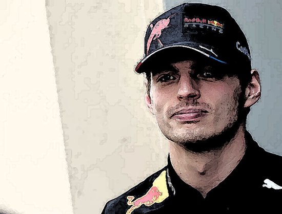 Max Verstappen Red Bull pet - Poster - 40 x 50 cm | bol