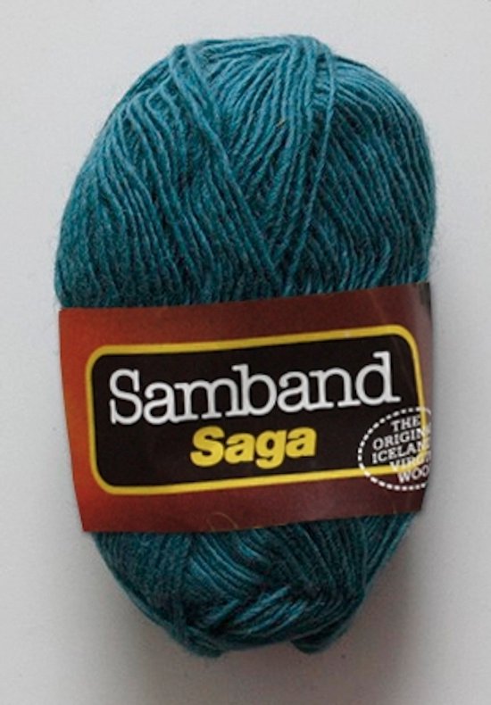 IJslandse lopiwol Samband Saga - Teal / grænblár | bol