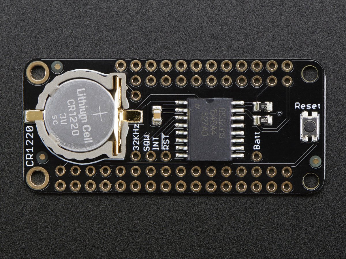 DS3231 Precision RTC FeatherWing - RTC Add-on For Feather Boards Adafruit 3028 | bol.com