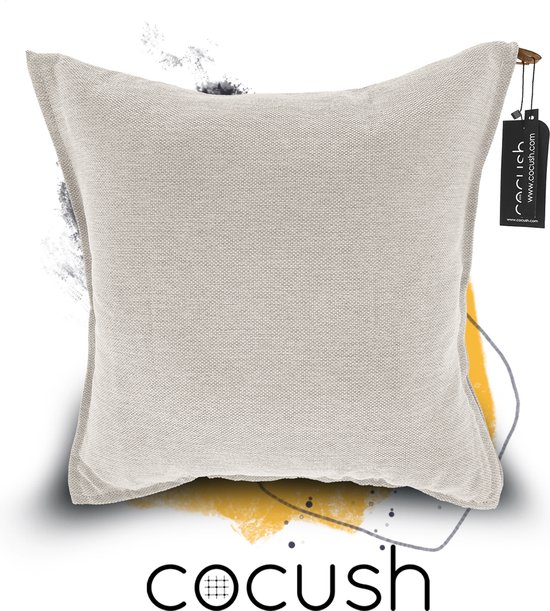 Cocush - RAIN - Kussenhoes Vloerkussen excl. Binnenkussen 70x70 cm - 1 ...