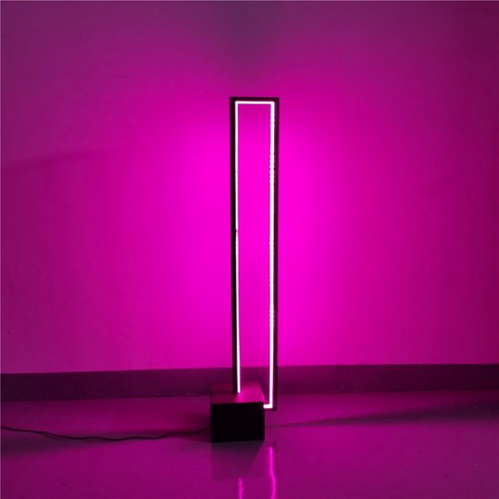 Viola - RGB Led Vloerlamp - Sfeerverlichting - Hoeklamp - Met ...