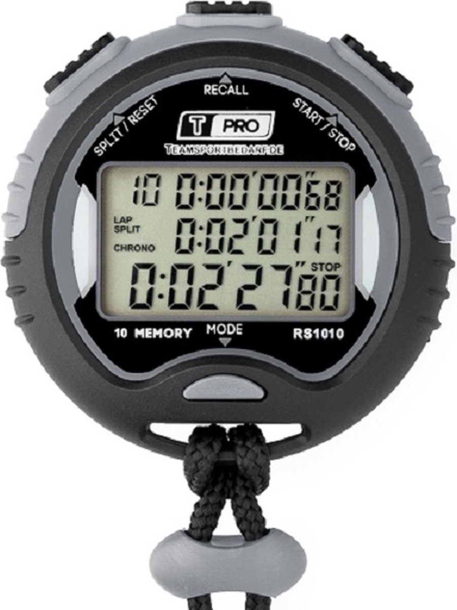 Digitale Stopwatch - 10 Tussentijden | bol.com