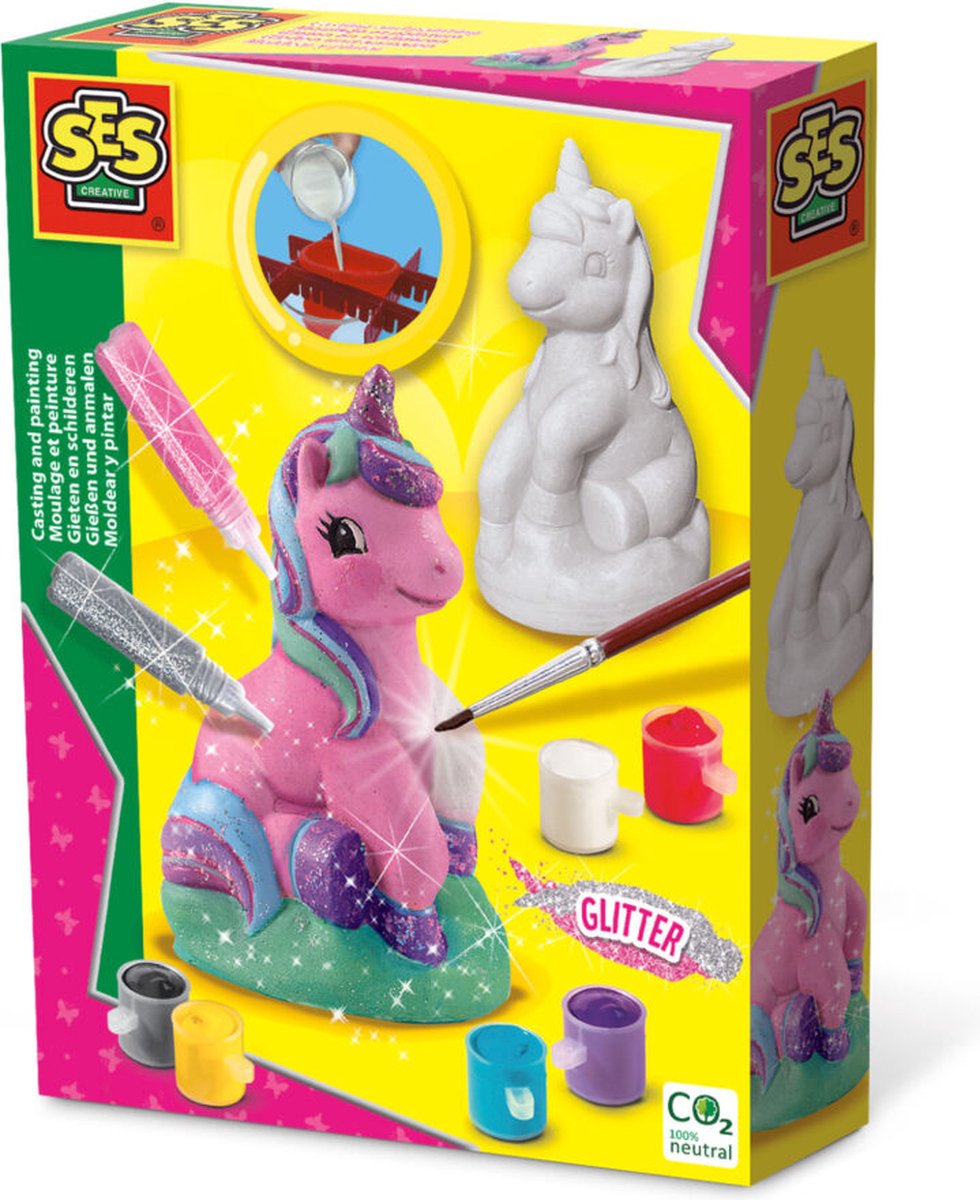 SES - Gieten en schilderen - Unicorn - gips gieten - sneldrogend gips ...