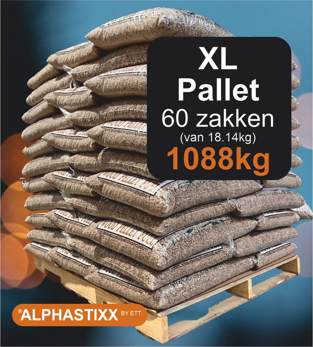 1XL Pallet Alphastixx Premium USA Houtpellets | 1088kg | BESTE PRIJS ...
