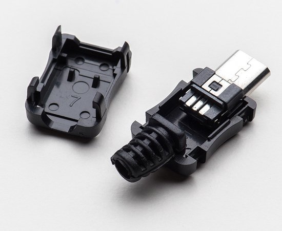 USB DIY Connector Shell - Type Micro-B Plug Adafruit 1390 | bol