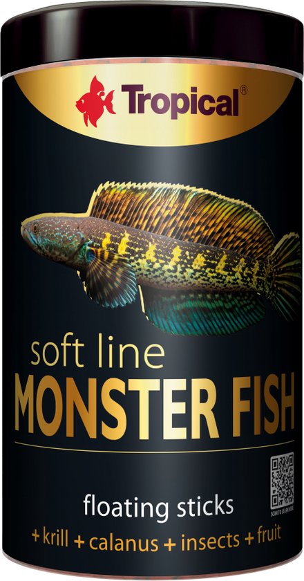 Tropical Monster Fish - Soft line - 1 Liter - Vissenvoer - Visvoer voor ...