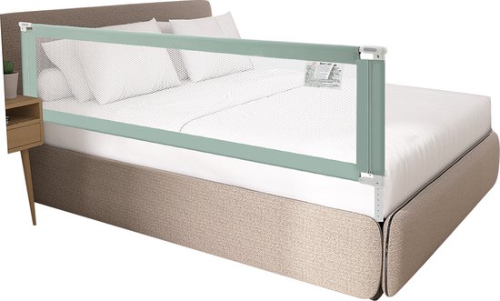 Bedhekje - Bedhek - Bedrand - Bedrail - bedrek - 200x95cm - Groen | bol.com
