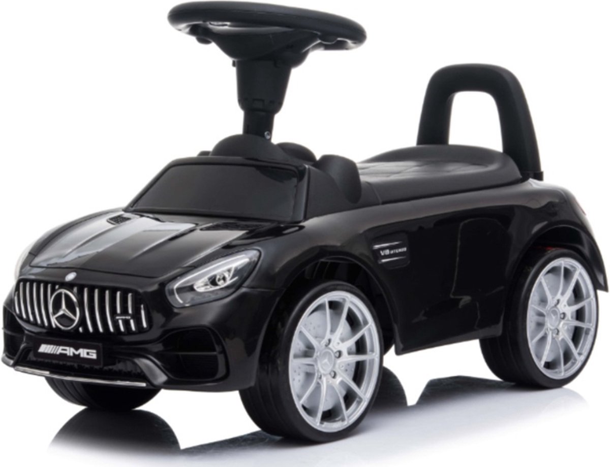 Mercedes-Benz GT / AMG loopauto zwart, loopauto met toeter en diverse ...