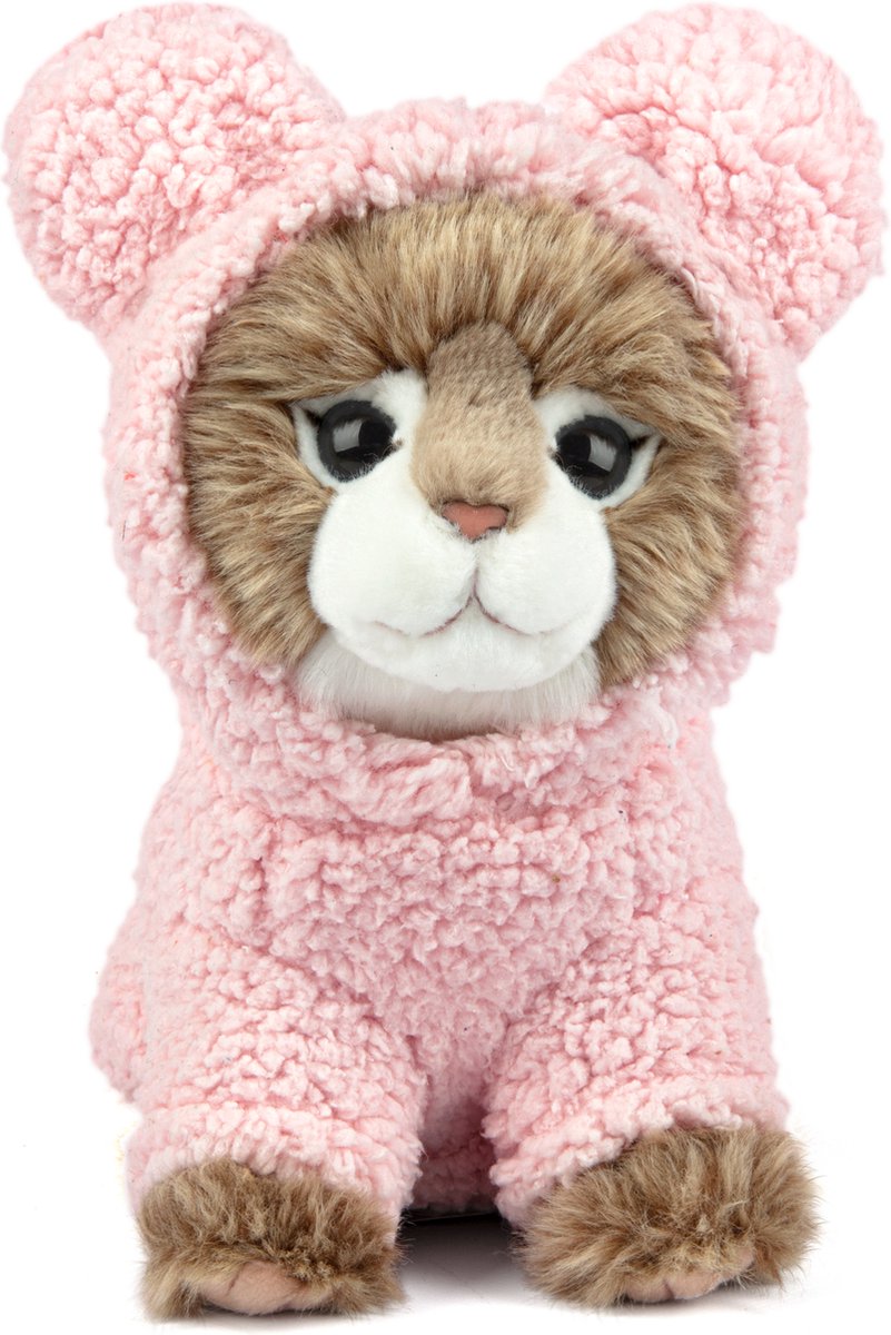 Studio Pets Knuffel - Maincoon kitten Prince 23cm met teddy truitje - Pluche knuffel | bol.com