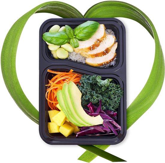 Leggeroo - Meal Prep Bakjes - Luchtdicht - BPA vrij - 1L - Plastic - 10 ...