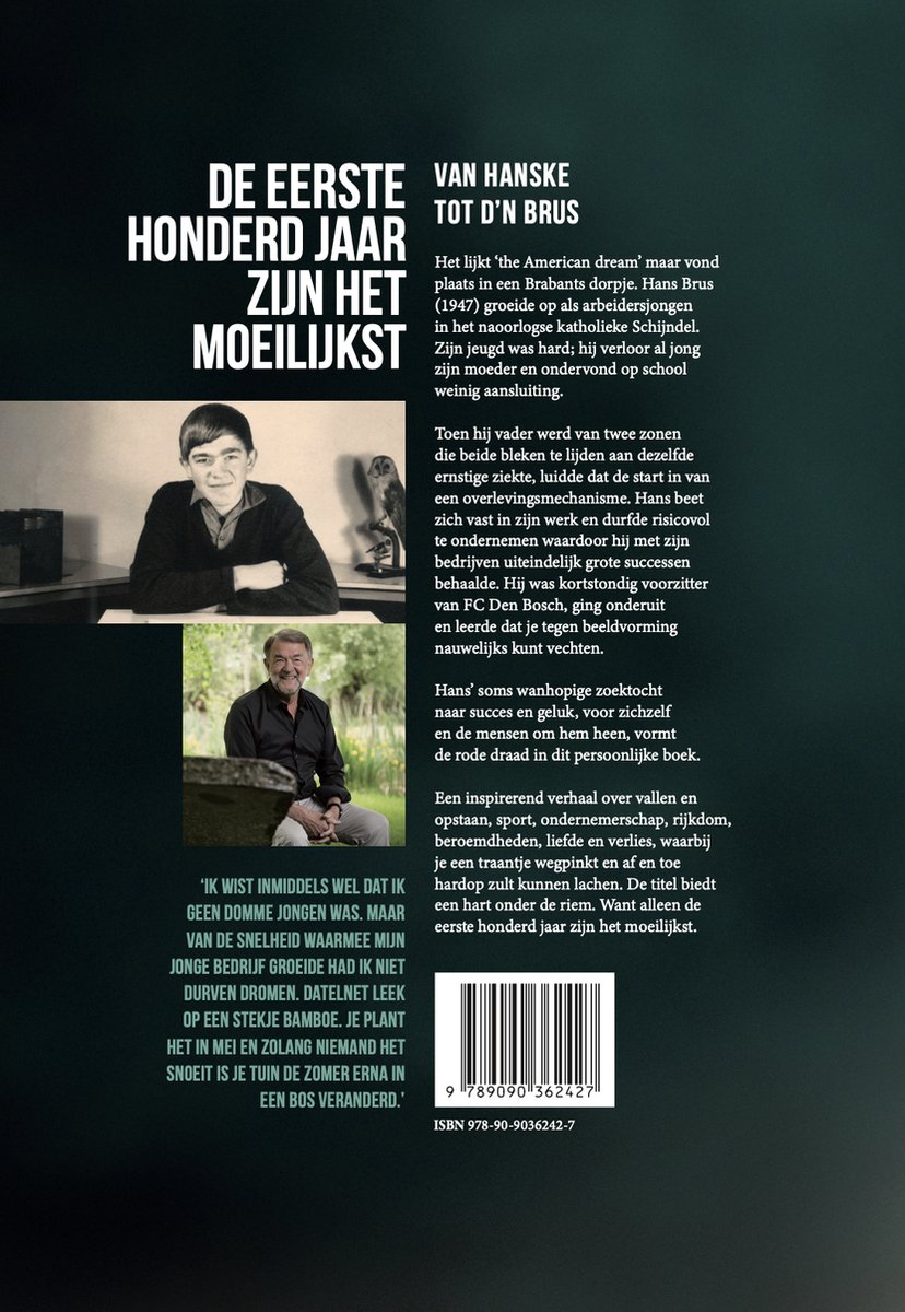 De eerste honderd jaar zijn het moeilijkst - Boeken - Biografie - Hans ...