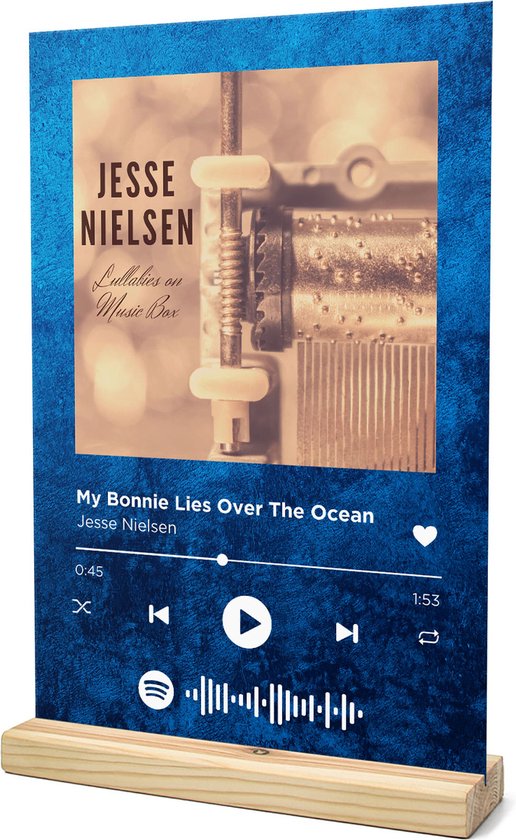 Songr Spotify Muziek Bordje - My Bonnie Lies Over The Ocean - Jesse ...