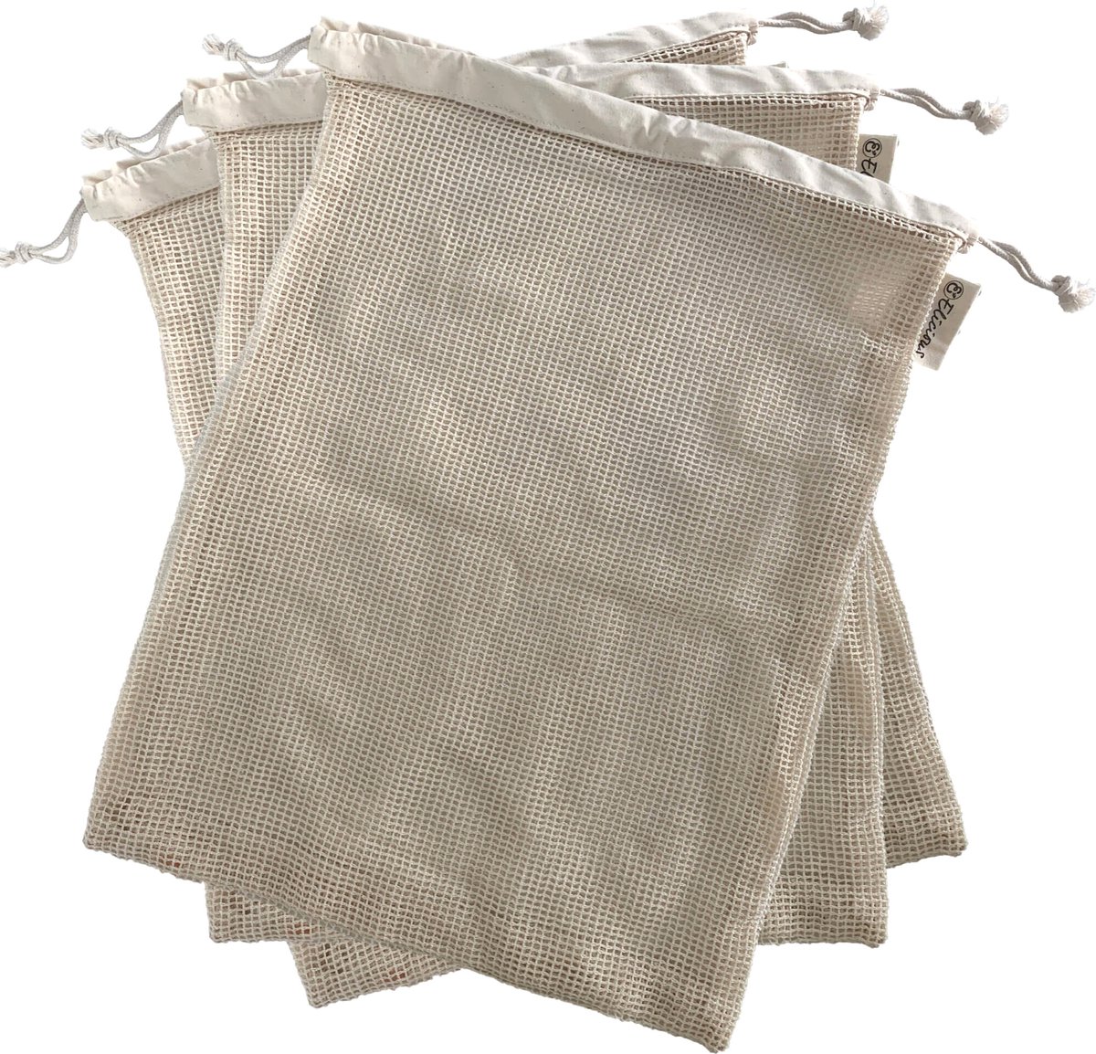 Elicious® - Set van 3 - Herbruikbare Zakjes - Herbruikbare Netjes ...