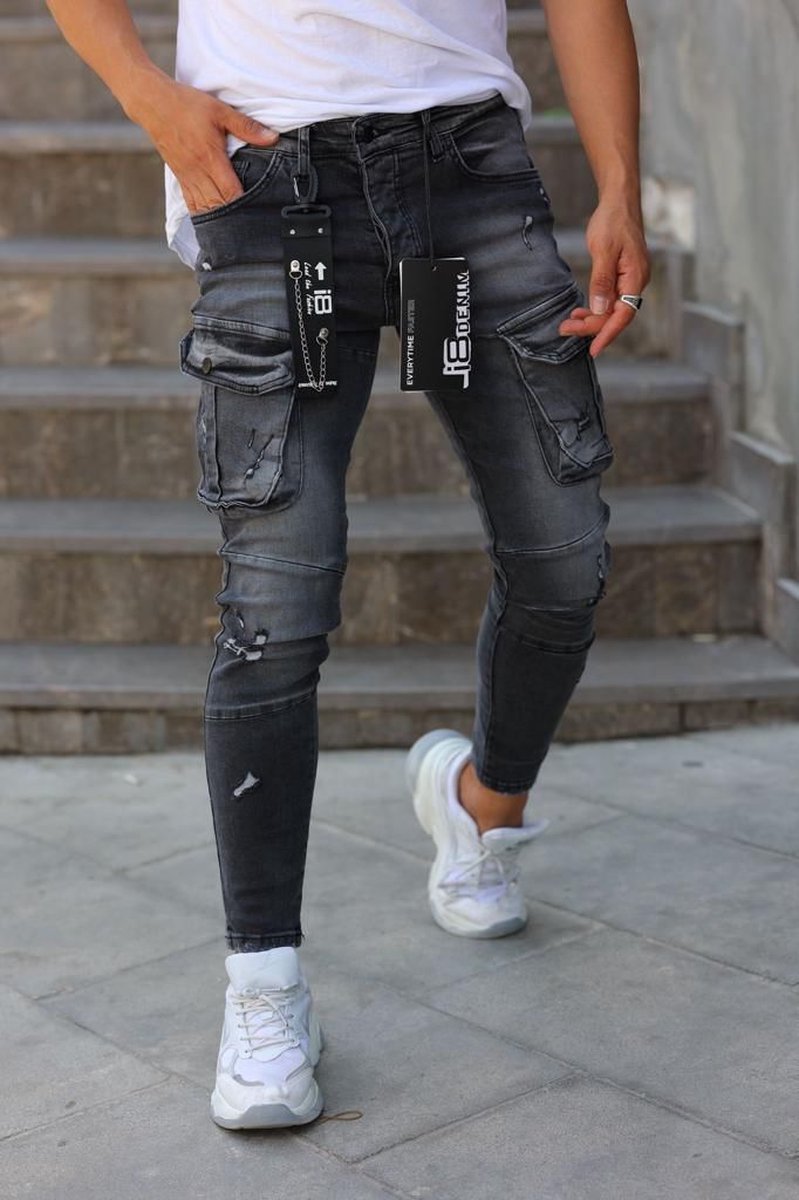 Cargobroeken voor Heren Joggingbroek Cargo broek met Zakken Jogger ...