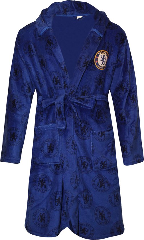 Chelsea badjas logo's - maat S - blauw | bol