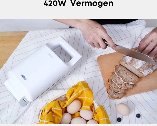 Tosti apparaat - Compact Ontwerp - Wit - 420 W - Tosti | bol.com