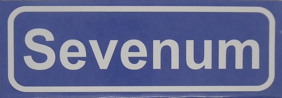 Koelkast magneet plaatsnaambord Sevenum. | bol